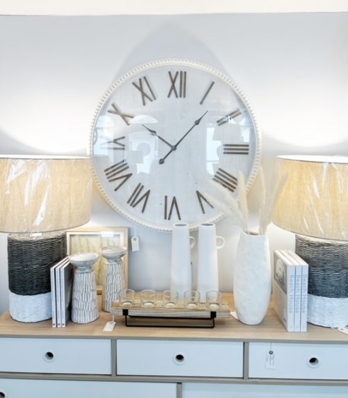 Stunning very large statement beaded frame glazed clock - Perfectly ...