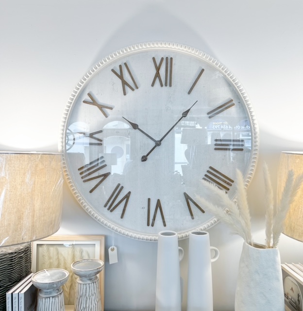Stunning very large statement beaded frame glazed clock - Perfectly ...