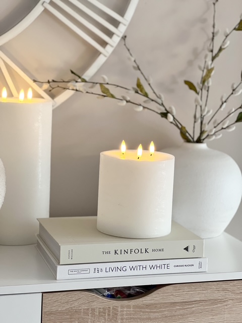 Triple wick LED candle - Perfectly Lovely Interiors